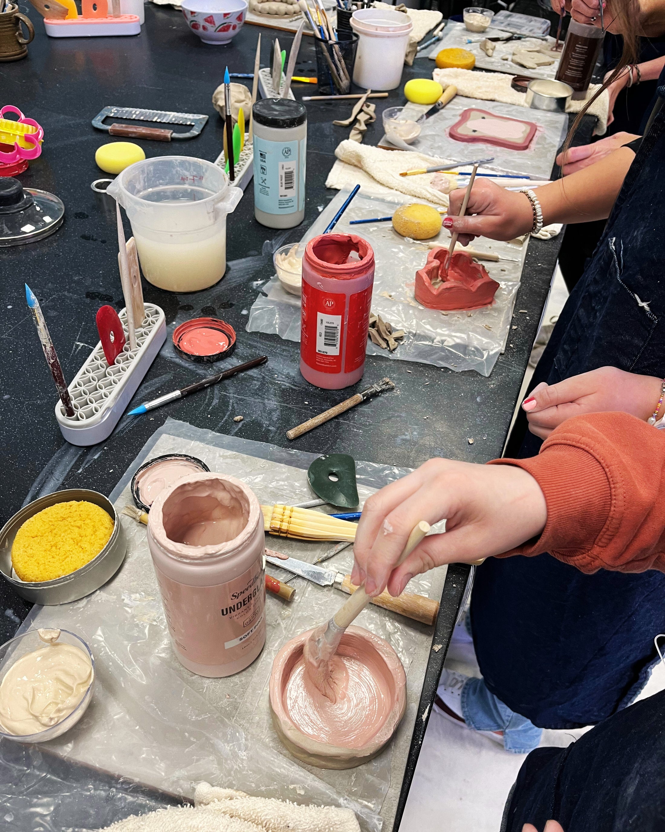 Group Events and Pottery Parties – Thrown Studio